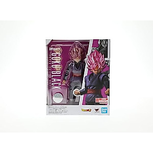TAMASHII NATIONS - Dragon Ball Super - Goku Black Super Saiyan Rose, Bandai Spirits S.H.Figuarts Action Figure