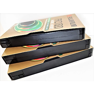 Fuji PRO T-120 High-Grade Recordable VHS Cassette Tapes (3 Pack)