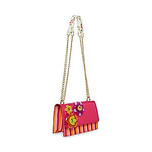 Betsey Johnson 3D Flower Converible Bag, Pink Multi