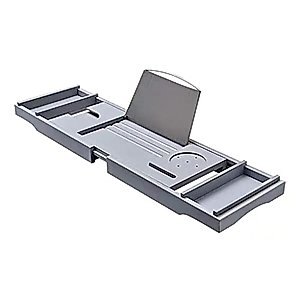 LIUYUNQI Telescopic Bathtub Rack Portable Shower Expandable Holder Rack Storage Tray Tub Shelf Bath Multifunctional Organizer