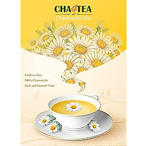 Cha4Tea 36-Count Pure Camomile Herbal Tea Pods for Keurig K-Cup Brewers - Bedtime/Sleep-well/Nightly Calm/Relaxing Tea