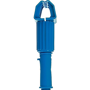 Carlisle FoodService Products 36947500 Fiberglass Jaw Style Mop Handle, 1" Diameter x 60" Length, Blue