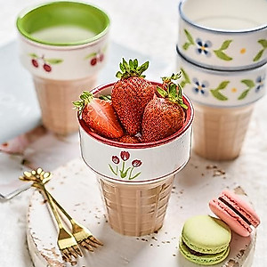 KALWEL,Dessert Bowls,Trifle Bowl,Ice Cream Bowls,Vasitos Para Postres,Mini Dessert Cup,Dessert Shooter Cups,240ml,Suitable For Desserts, Snacks, Salads, Puddings, Cocktails, Fruit Holiday Party