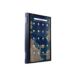 Lenovo ThinkPad C13 Yoga Gen 1 13.3" Touchscreen 2 in 1 Chromebook, AMD Ryzen 5 3500C, 8GB RAM, 128GB SSD, Abyss Blue (20UX000MUS) (Renewed)