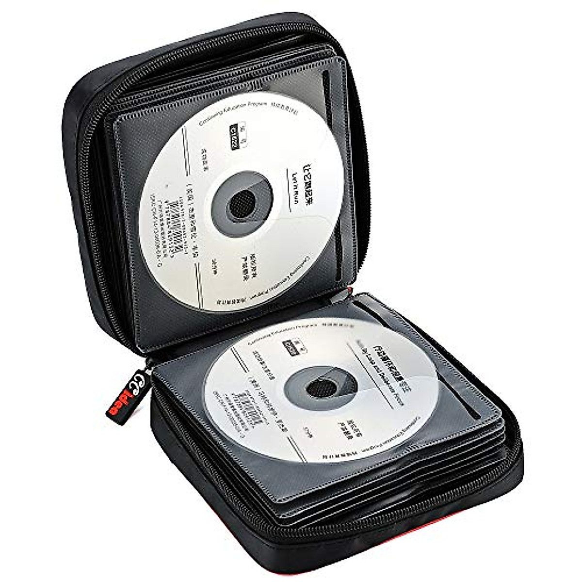 CCidea 40 Capacity CD/DVD Case Holder Portable Wallet Disc Storage Binder for Car, Home,Travel Carrying Organizer (Black) Specials