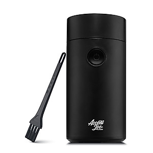 Coffee Grinder Electric - Quiet Stainless Steel Blade Coffee Bean Grinder And Spice Grinder - Great For Coffee Beans And Spices - Small Coffee Grinder Perfect For At Home Coffee Enthusiasts