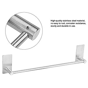 DERCLIVE Self Adhesive Towel Bar Stainless Steel Wall Hanging Towel Rack Shelf for Bathroom Kitchen1 Towel Rack Towel Bar Towel Shelf Towel Bar Towel Rack Towel Shelf Towel Bar Towel Shelf Towel