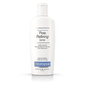 Neutrogena Pore Refining Toner, Alpha and Beta Hydroxy Formula, 8.5 Ounce (Pack of 3)