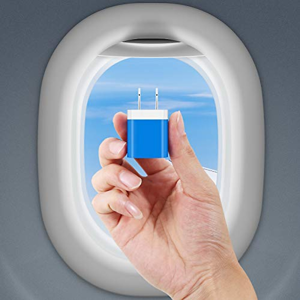 12 Pieces One Port USB Wall Charger USB Charger Adapter Quick Charger Cube 5V 1A USB Charger Wall Plug Charging Block Replacement for Most Smartphones and Tablets, Multiple Colors