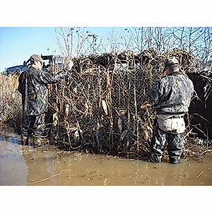 CamoSystems Premium Series Ultra-lite Camouflage Netting, Large, 7'10" W x 19'8" L, Original Camo - Green/Brown