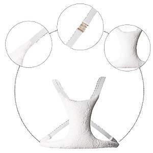 HCBZVV Anti Wrinkle Bra Pillow with 5 Pieces Anti-Wrinkle Chest Pads Set,Breast Wrinkle Prevention, Anti Aging Pillow Breast Support for Women Chest Wrinkle Pillow