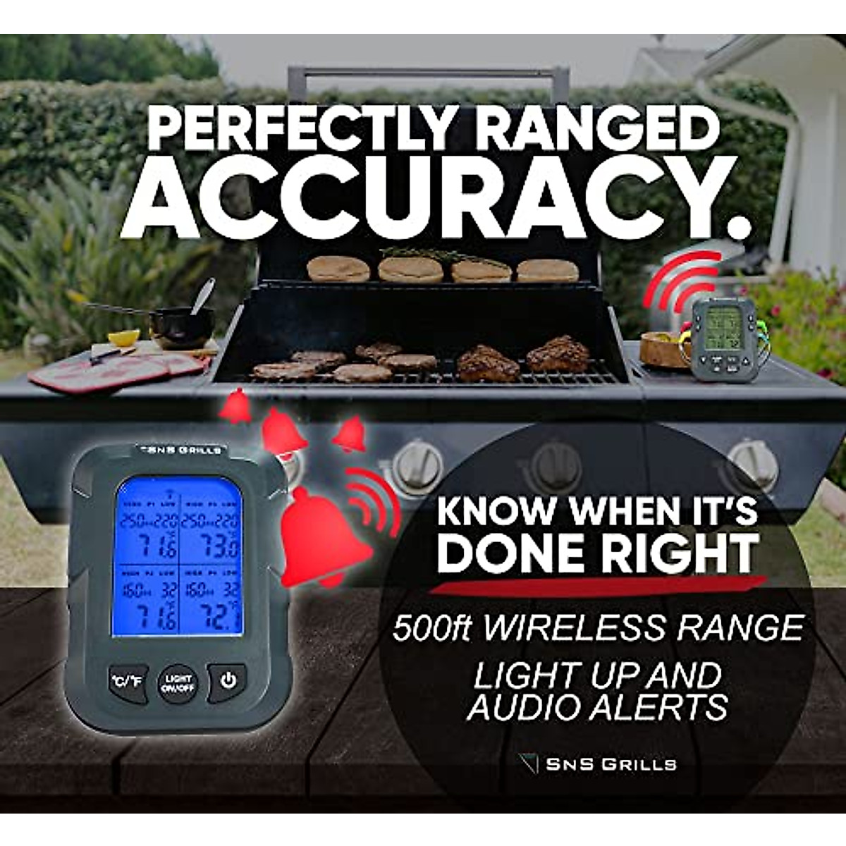 SnS-500 Digital Thermometer from SnS Grills