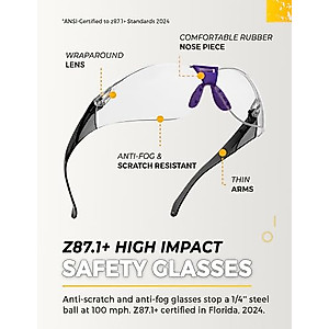 TRADESMART “His & Hers” Gift - Pink & Grey Shooting Ear and Eye Kits, U.S. Certified, for Women & Men