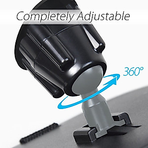 LanChuon Safety Baby Car Mirror for Back Seat, Updated Large and Stable Rear Facing Car Seat Baby in-Sight Shatterproof Mirror with Cloth, Adjustable Double Strip, 11.8 Inch Long