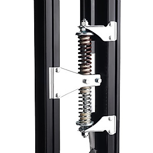 Drywall Stilts - 24 to 40-inch Lightweight Aluminum Stilts for Adults - Put Up Drywall, Wallpaper, Painting, or Electrical by Stalwart (Black)