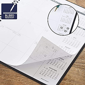 2022 monthly Planner & Appointment Book By At A Glance - Large 9" x 11" - Black - Professional Spiral Bound Annual 15 Month Schedule Calendar For Women And Men 70-950