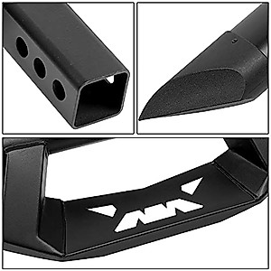 J2 Engineering J2-PT-ZTL-8267 3.5" Wide Heavy-Duty Step Drop Step Oval Tubular Universal Trailer Truck Towing Hitch Step Bar Fits 2" Hitch Receiver