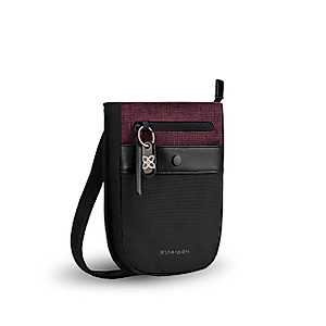 Sherpani Prima, Anti Theft Crossbody Bag, Travel Bag, Small Shoulder Bag, Cross Body Bag, Purses for Women (Merlot)