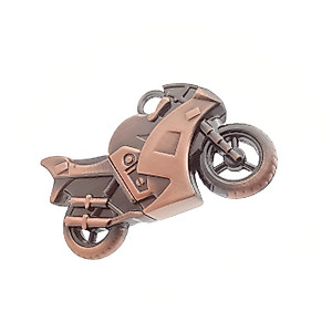 WooTeck 64GB Strong Metal Motorcycle USB Flash Drive Memory Stick Pendrive Copper