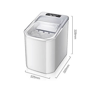 BybAgs ICES Automatic Ice Maker Commercial Coffee Shop Bar Mini Round Block Ice Cube Makinghine