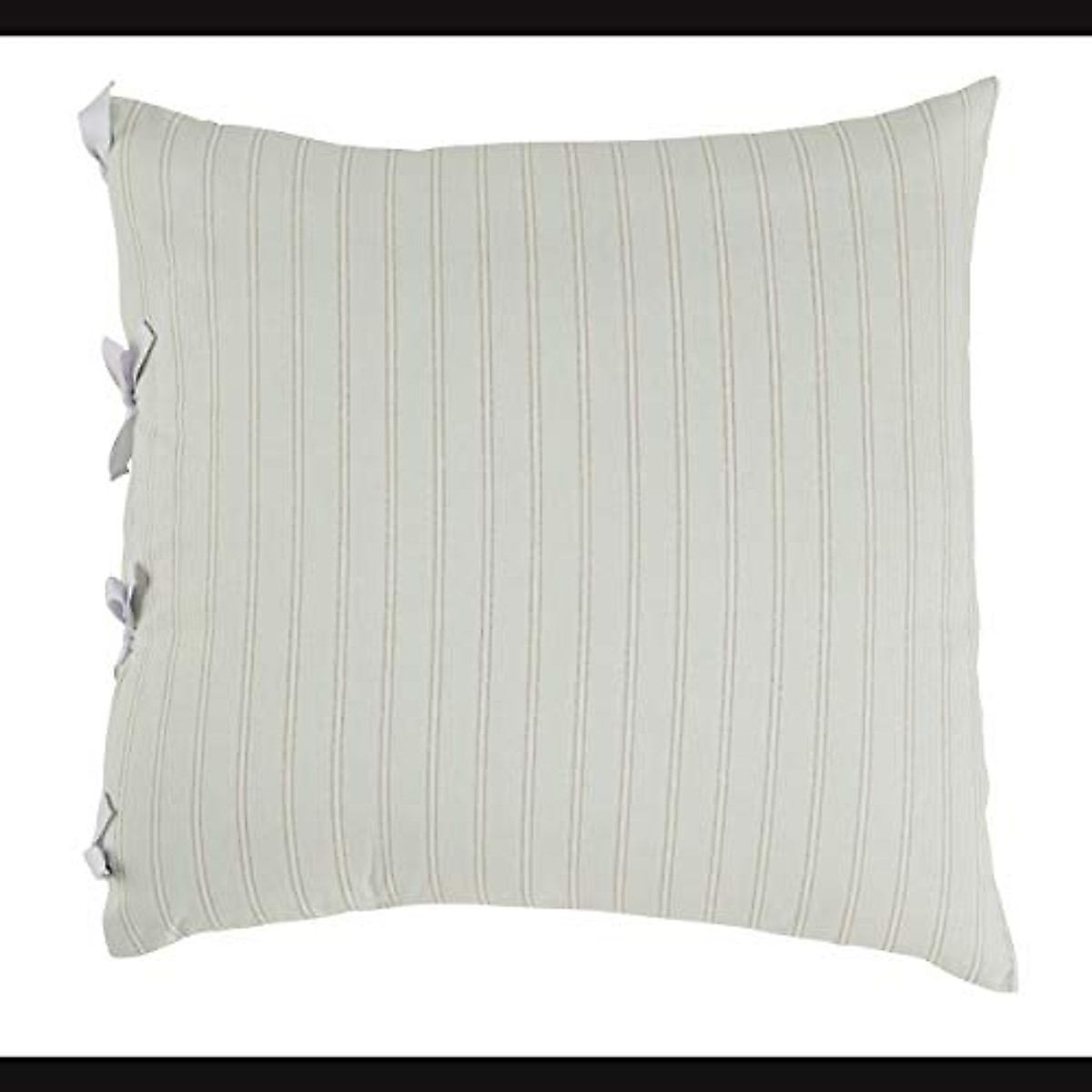 Laura Ashley Home - King Comforter Set, Reversible Cotton Bedding, Includes Matching Shams with Bonus Euro Shams & Throw Pillows (Madelynn Pastel Blue, King)