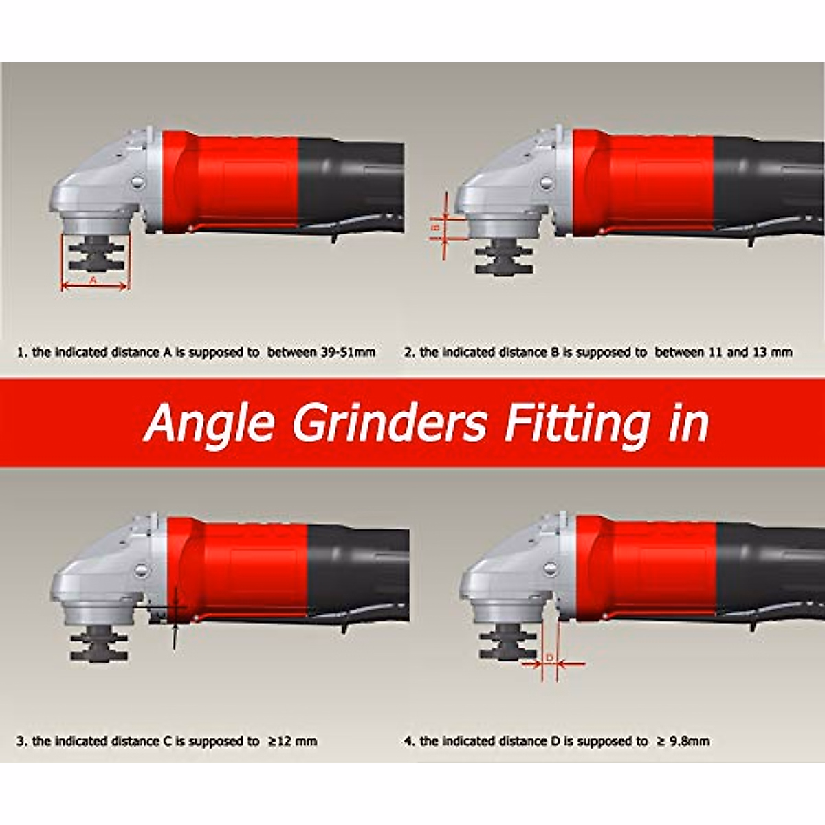 Dastool Expert Surface Grinding Dust Shroud for Angle Grinder, Universal 5-Inch + Diamond grinding cup wheel Dt1701-125D