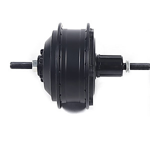 Electric Bike Kit 36V 250W Brushless Gearless Rear Hub Motor Threaded Ebike Hub Motor,Electric Bike Brushless Gear Hub Rear Wheel Motor E-Bike Conversion Kit (B)
