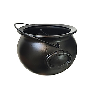 GiftExpress 8" Black Cauldron Kettle, Cauldron Halloween Decor