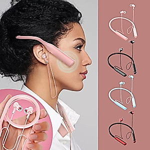 #Q9YgU6 Wireless Bluetooth Headset Neck Wear Sports Stereo Pluggable Card with Large Capacity Pluggable Cartoon