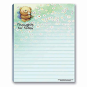 Cute Notepads - 4 Assorted Pads - Sweet, Feel Good Notepads - Great Gift Idea, 50 Sheets Each