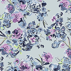 Vera Bradley Women's Recycled Lighten Up Reactive Hipster Crossbody Purse, Fresh-Cut Bouquet, One Size