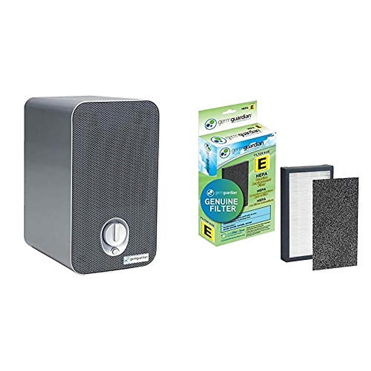 Germ Guardian HEPA Filter Air Purifier with Guardian Technologies GermGuardian Air Purifier Filter FLT4100 Genuine HEPA Replacement Filter