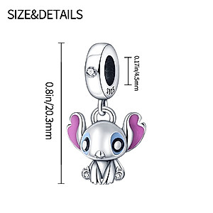 LIGHTDOG 925 Sterling Silver Charms for Pandora Charm Bracelets Necklaces for Woman Dangle Pendant Bead,Jewelry Beads Gifts for Women