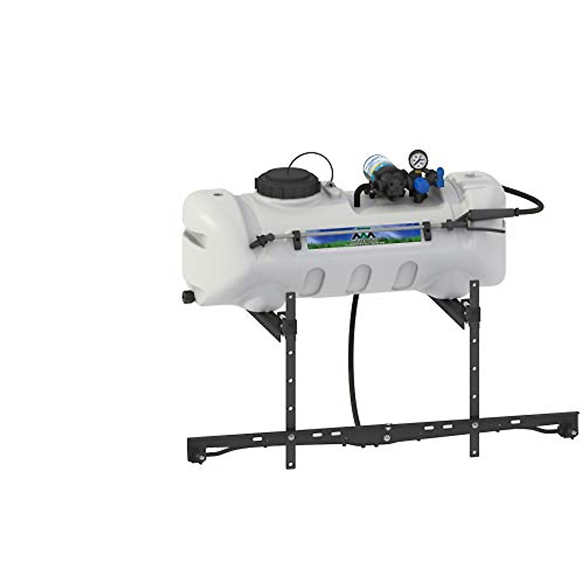 Master Manufacturing SAO-11-015A-MM 15 Gallon ATV Broadcast & Spot Sprayer-Everflo 2.2 GPM, White & Black