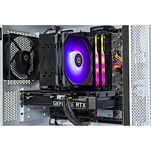 Thermaltake LCGS Glacier i3510 CPU Gaming Desktop (Intel Core™ i5-10400F, ToughRam Z-ONE 3600Mhz 16GB RGB Memory, NVIDIA GeForce® RTX 3050, 1TB M.2 NVMe, Win 10 Home) S1GL-B560-350-LCS,White