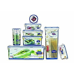 Lock & Lock, No BPA, Water Tight, Sandwich Food Container, 2.5-cup, 20-oz, Pack of 4, HPL822