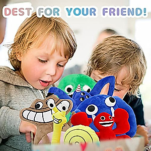 6PCS Garden of Banban Plush,10 inches Garden of Ban ban Jumbo Josh Plushies Toys,Soft Monster Horror Stuffed Figure Doll for Fans Gift,Soft Stuffed Animal Figure Doll for Adult and Kids
