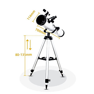 BXGTECH Telescope 76 mm Astronomical Telescopes with Tripod Phone Adapter Portable Refractor Telescope for Kids Child Adults Beginners