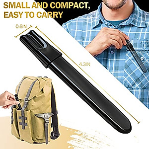 Knife Sharpener Blade Sharpening Whetstone: Pocket Sharpen Garden Tool Shears Scissors Knives Pruner Portable Knife Sharpener & Stocking Stuffers for Men Keychain Multitool - Key Shaped Pocket EDC Too