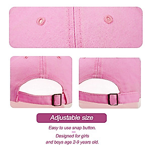 Eohak Kids Distresed-Washed Baseball Hat Infant Toddler Baby Boy Girl Hats Distresed for 2-8 Years