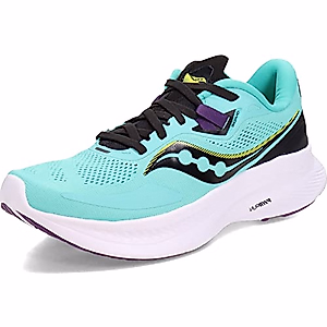 Saucony Women's Guide 15 Running Shoe, Cool Mint/Acid, 8