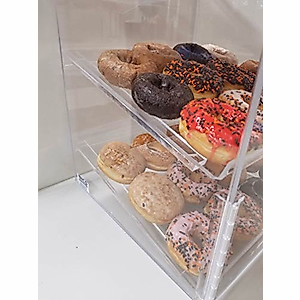 Self Serve Pastry or donut display case 3 trays for deli bakery convenience stores Display it and keeps fresh