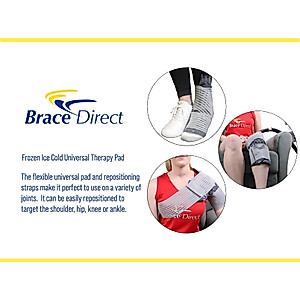 Brace Direct Full Shell Walker Boot (Med) + Frozen Ice Cold Therapy Machine- Boot for Toe, Foot or Ankle Injury, Fractures, Sprains and Cold Circulating Therapy Unit