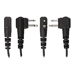 Bommeow BSE12-M1 C-Shape Swivel Style Earpiece Headset for Motorola Radio CP200 CP110 Mag One BPR20