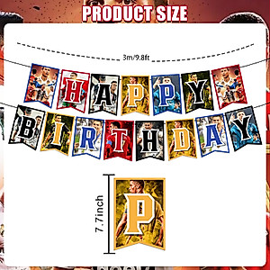 22pcs Soccer Star Party Decorations, Soccer Star Birthday Party Decorations Set includes Soccer Star Cupcake Topper, Banner, Centerpieces and Hanging Swirls, Soccer Star Birthday Decorations