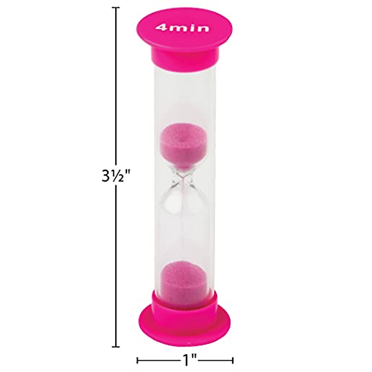 Teacher Created Resources TCR20696 4 Minute Small Sand Timers (Pack of 4)