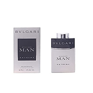 BVLGARI Man Extreme Eau De Toilette Spray for Men, 2 Ounce (BULGARI-971051)