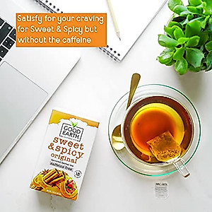 Good Earth Herbal Tea, Sweet & Spicy, Caffeine Free, Packaging May Vary, 18 Count, Pack of 6