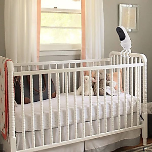 wochel Flexible Tripod Baby Monitor Mount for Owlet Cam and Owlet Cam 2, Attach Your Baby Camera Wherever You Like Without Tools or Wall Damage - White