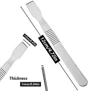 UTENEW 5pcs Professional Opening Pry Repair Tools Flathead Metal Pry Bars Crowbar